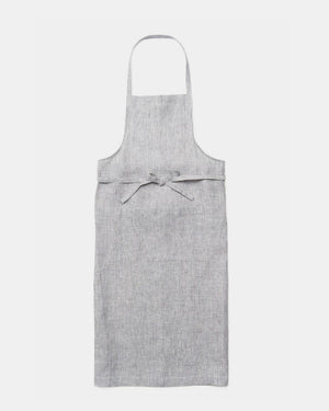Full Apron: Grey Thin White Stripe – Shop Fog Linen