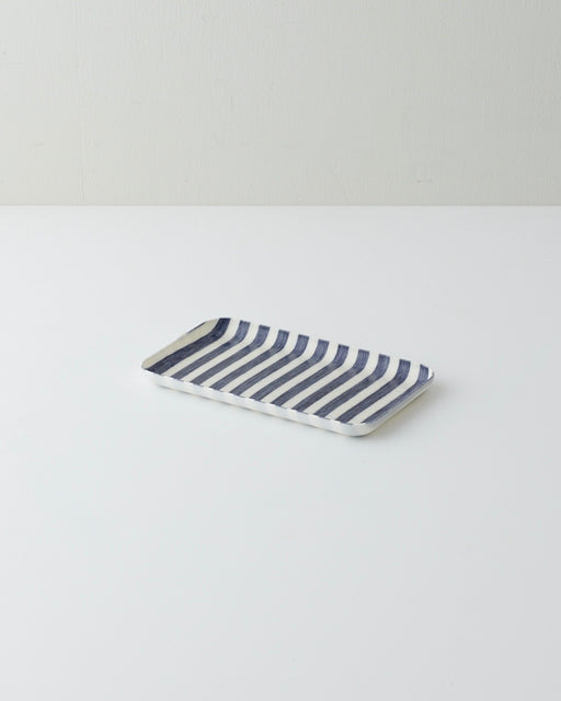 Linen Tray Small: Blue White Stripe – Shop Fog Linen